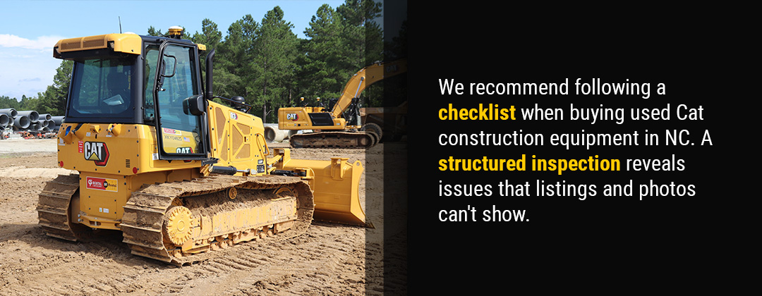 Guide to Buying Used Cat® Equipment in North Carolina | Gregory Poole